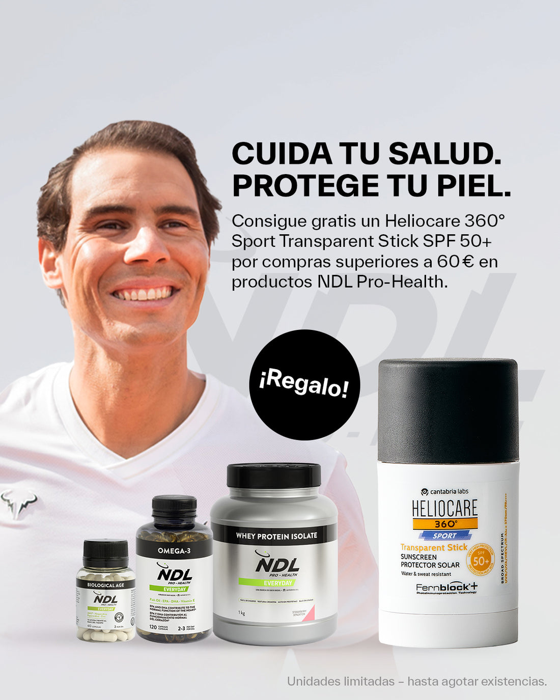Nutrición deportiva By Rafa Nadal y Cantabria Labs |Suplementación NDL ...
